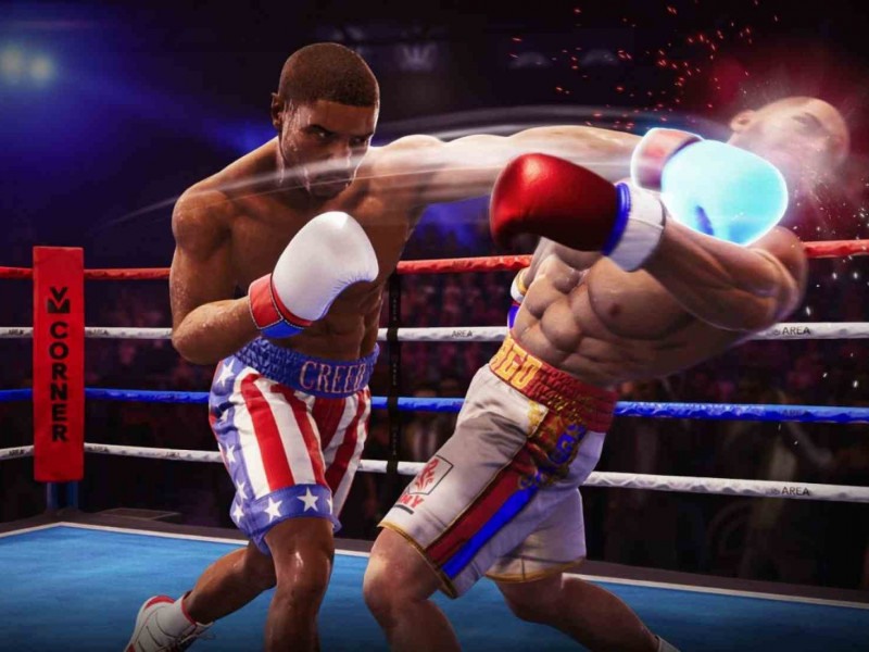 Lendas do cinema lutam nos games de boxe