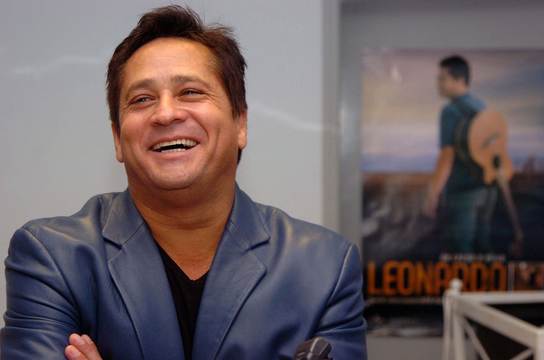 Cantor sertanejo Leonardo faz show em Salto de Pirapora