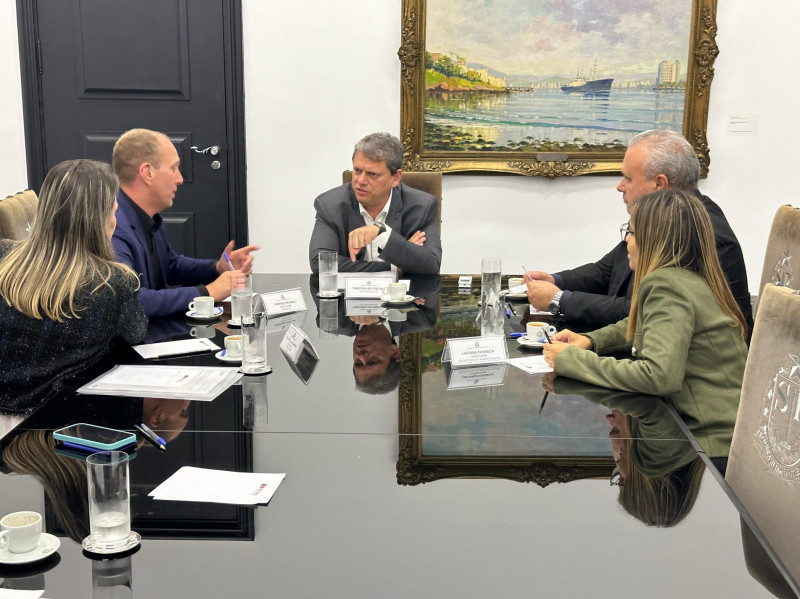 Rodrigo e Weber Manga se encontram com governador
