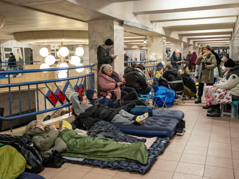 Kiev fica sem aquecimento após bombardeio